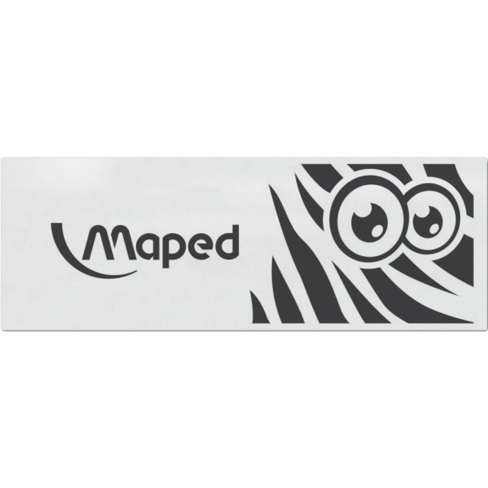 Borracha Technic Pulse Zebra Blister X 2 – Maped – Maped Brasil